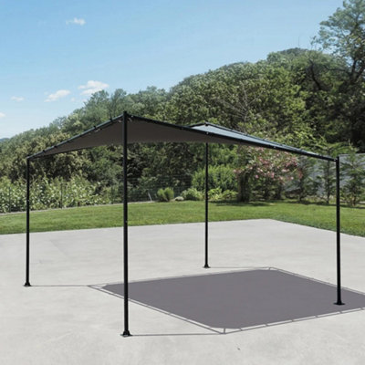 Primrose 3.5m Square Portable Powder Coated Metal Frame with Waterproof ...