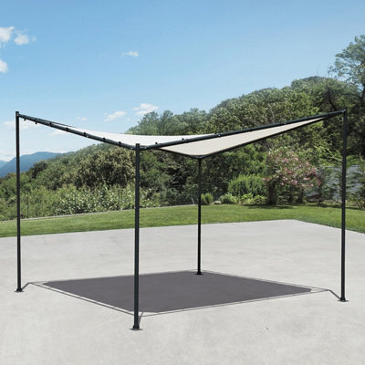 Primrose 3.5m Square Portable Powder Coated Steel Frame with Waterproof ...