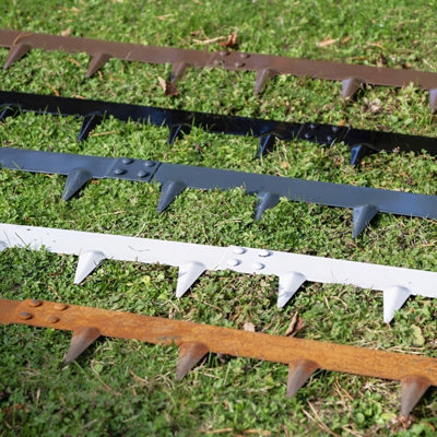PRIMROSE 5M STEEL MODULAR GARDEN LAWN BORDER PATH EDGING PIECES WITH ...