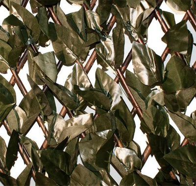 Primrose Artificial Goat Willow Extendable Trellis Plastic Hedge Garden ...