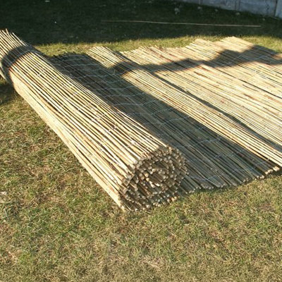 Primrose Bamboo Cane Natural Garden Screening Roll Privacy Fencing ...