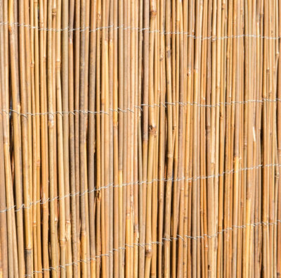 Primrose Bamboo Cane Natural Garden Screening Roll Privacy Fencing ...