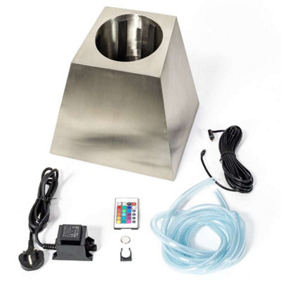 Primrose Bubble Tube Water Feature with Colour Changing LEDs Indoor ...