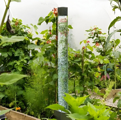 Primrose Bubble Tube Water Feature with Colour Changing LEDs Indoor Use ...