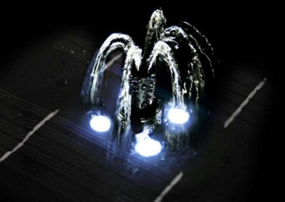 Primrose Budding Dahlia Solar Bird Bath Outdoor Water Feature with ...