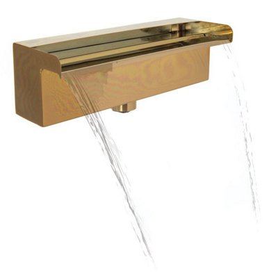 Primrose Copper Effect Stainless Steel Blade Water Feature Cascade 30cm