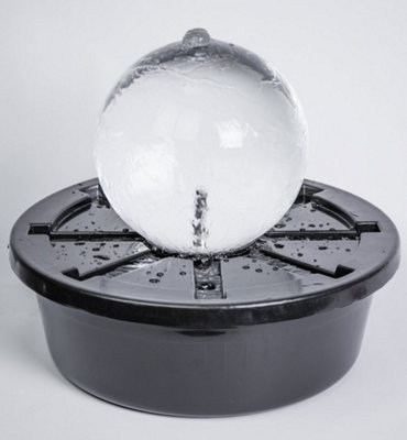 Primrose Dancing Couple Solar Powered Bird Bath and Water Feature 83cm