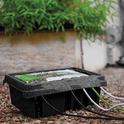 Primrose DRiBOX Weatherproof Outdoor Power Box in Black