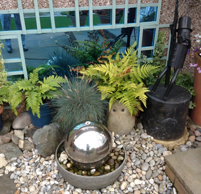 Stainless steel sphere store