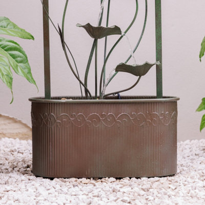 Primrose Enchanted Arch Zinc Cascading Patio Water Feature 120cm