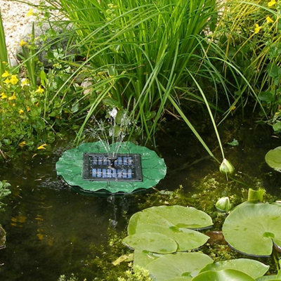Primrose Floating Flower Lily Pad Solar Powered Pond Water Feature ...