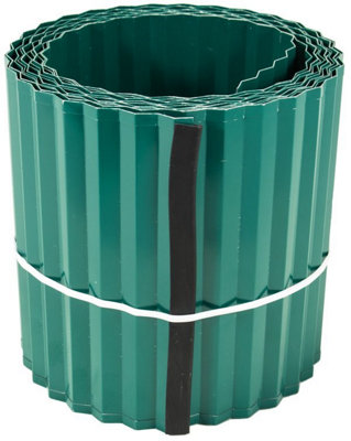 Primrose Galvanised Steel Lawn Edging Corrugated Metal 15m