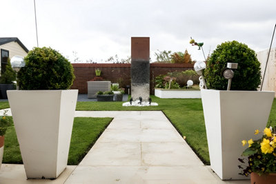 Primrose Garden Water Feature Vertical Wall Double Sided with Plastic ...
