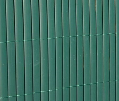 Primrose Green Artificial Bamboo Cane Plastic Garden Screening Roll ...