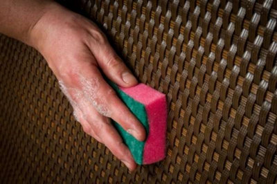 Primrose Green Rattan Weave Balcony Screening Artificial Garden Privacy ...