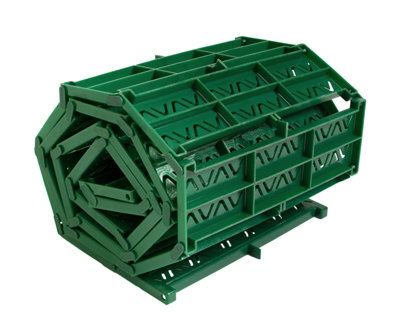 Primrose Instant Roll Out Garden Path Green Plastic Chevron 3m