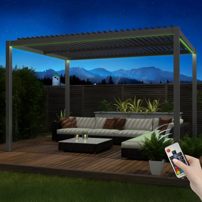 Primrose Living Pergola Veranda Colour Changing LED Light Kit with ...