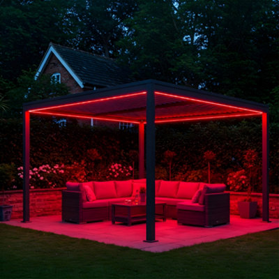 Primrose Living Pergola Veranda Colour Changing LED Light Kit with ...