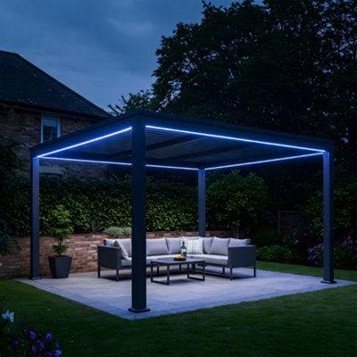 Primrose Living Pergola Veranda Colour Changing LED Light Kit with ...