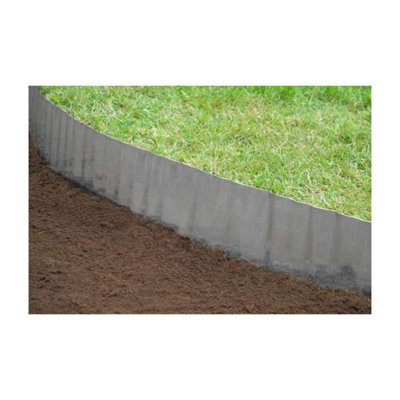 Primrose Pack of 20 Galvanised Metal Garden Lawn Wavy Edge Border ...