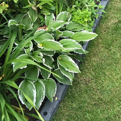 Primrose Pack of 3 Roman Stone Effect Recycled Rubber Garden Edging ...