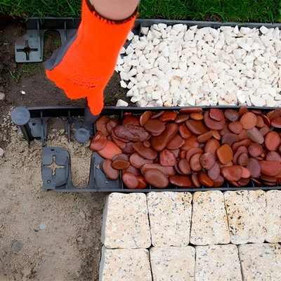 Primrose Pack of 5 Easy Installation Flexible Garden Edging with ...