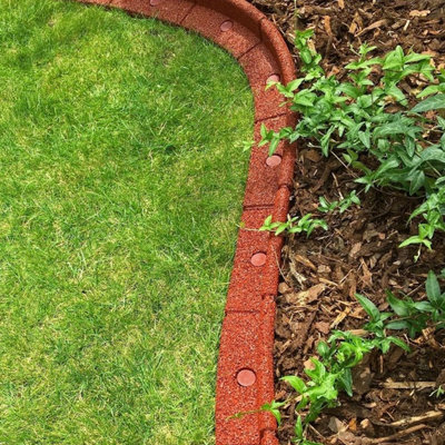 Primrose Pack of 6 Flexiborder Garden Edging for Lawns Border Edge ...