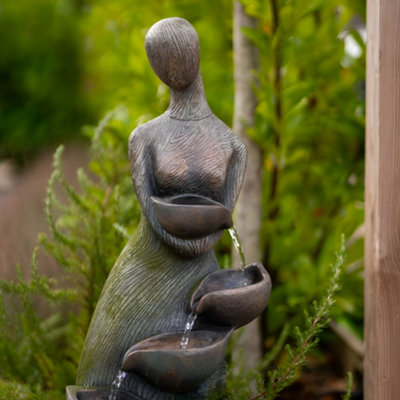 Primrose Pouring Bowls Cascading Silhouette Water Feature 101cm