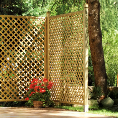 Primrose Premier Wall Trellis Privacy Panel Garden Screening Sheet 1 ...