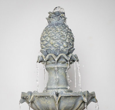 Primrose Regal Stone Effect 4-Tier Classical Patio Garden Outdoor Water ...