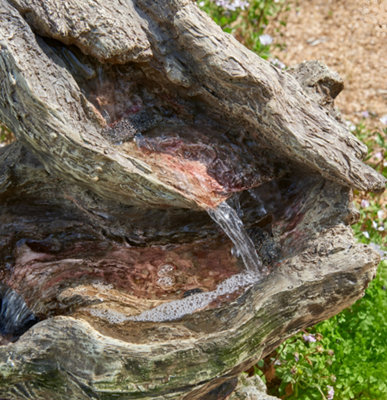 Primrose Rocky River Stone Effect Cascading Garden Patio Water Feature ...