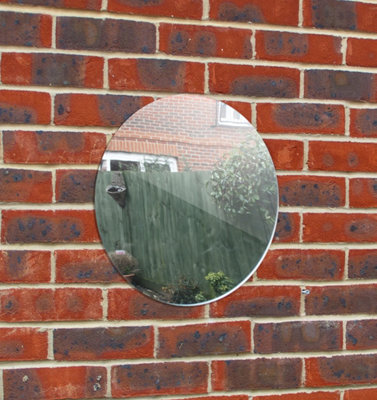 Primrose Set of 6 Acrylic Non Shatter Outdoor Wall Mounted Silver ...