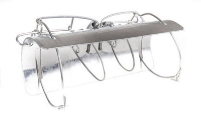 Primrose Silver Metal Mole Tunnel Trap Pack of 2 | DIY at B&Q