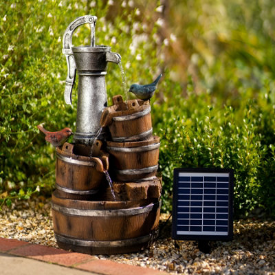 Primrose Solar Powered Birds At The Well Tiered Cascading Water Feature ...