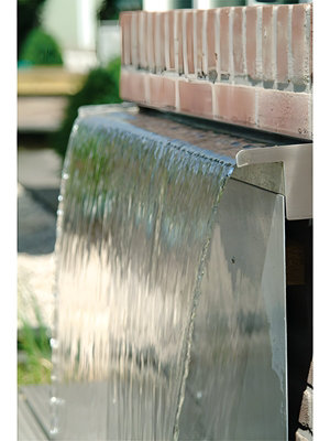 Primrose Stainless Steel Waterfall Blade Cascade - Sheer descent - Rear ...