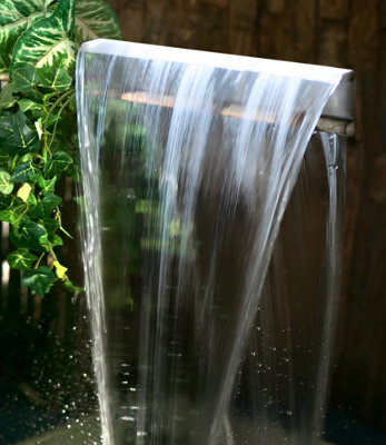 Primrose Stainless Steel Waterfall Blade Cascade (Sheer descent) W90cm