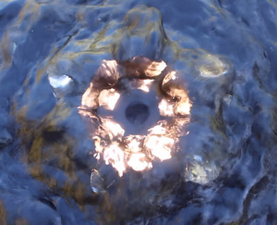 Primrose Torver Slate Effect Sphere Outdoor Water Feature with Lights H56cm