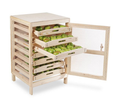 Primrose Traditional Apple Storage Rack with 7 Drawers 91cm x 58.5 x ...
