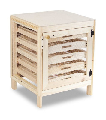 Primrose Traditional Wooden Apple Storage Rack with 5 Drawers 73cm