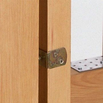 Primrose Trellis Post Fixing Kit Right Angle Bolt L Bracket and Screw ...