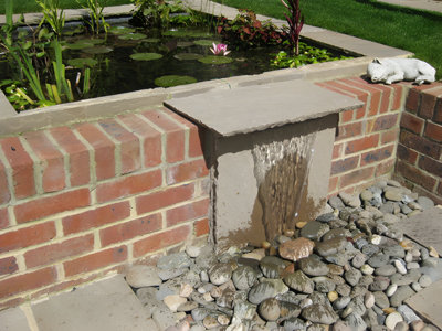 Primrose Wide Arc Stainless Steel Waterfall Blade Cascade for Pond or ...