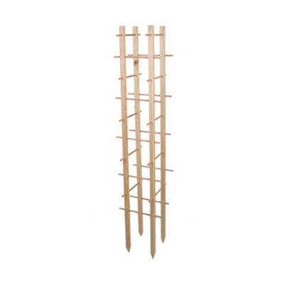 Buy Primrose Wooden Plant Support Tower and Ladder with Ground Stake ...
