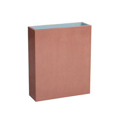 Primrose Zinc Galvanised Copper Tall Trough Planter with Insert