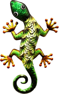 Primus Green Gecko Metal Wall Art