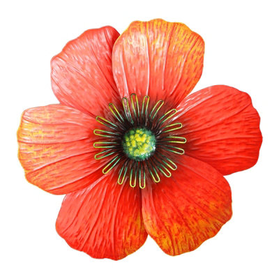 PRIMUS Metal Wall Mounted Flower Faces Garden Vibrant Garden Decor Patio