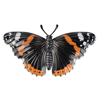 Primus Realistic Medium Metal Butterfly Wall Art Indoor Outdoor Various ...