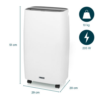 Princess Compact 10L Dehumidifier