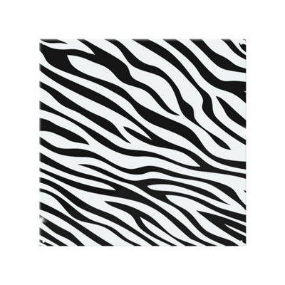 Print Of Zebra Stripes Splash Back designer style