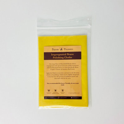 Priory Polishes Large Anti-Tarnish Brass Jewellery Cleaning Polishing ...