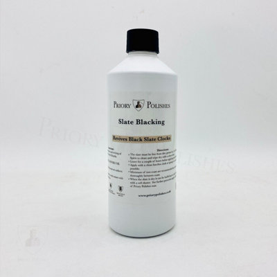 Buy Priory Polishes Slate Blacking, Black Slate Restorer 500ml at B&Q